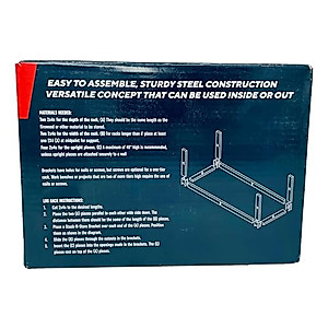 Rutland Stack N Store Corner Brackets for Building Storage Racks, Set of 4