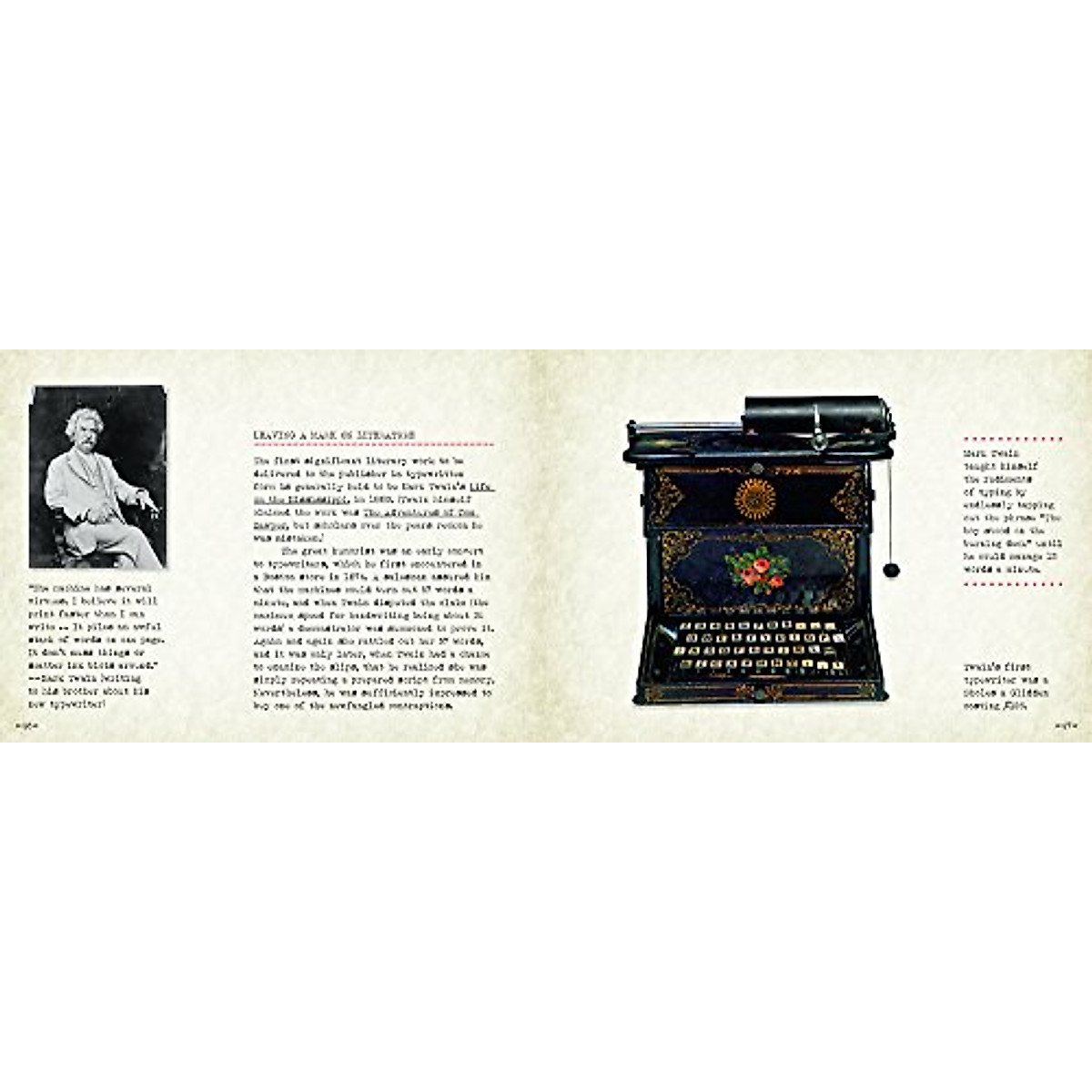 Typewriter: The History · The Machines · The Writers
