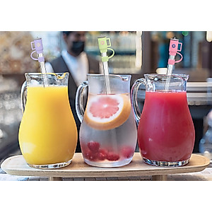 GLBEAR Straw Cover Cap for Stanley Cup, Silicone Straw Topper Compatible with Stanley 30&40 Oz Tumbler with Handle,Straw Protectors, 10mm Reusable Straw Covers (mini cup)