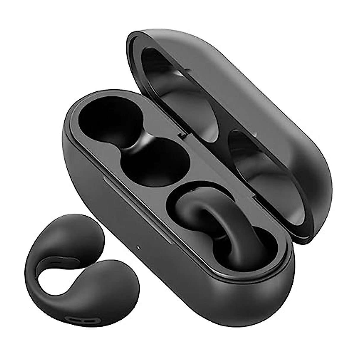 Bone Conduction Earbuds, True Wireless Noise Cancelling Earbuds, Touch-Sensitve Earbuds with Type C Charging Port, Ipx4 Waterproof Stereo Earphones, Bluetioth Running Headphones for Workouts & Cycling