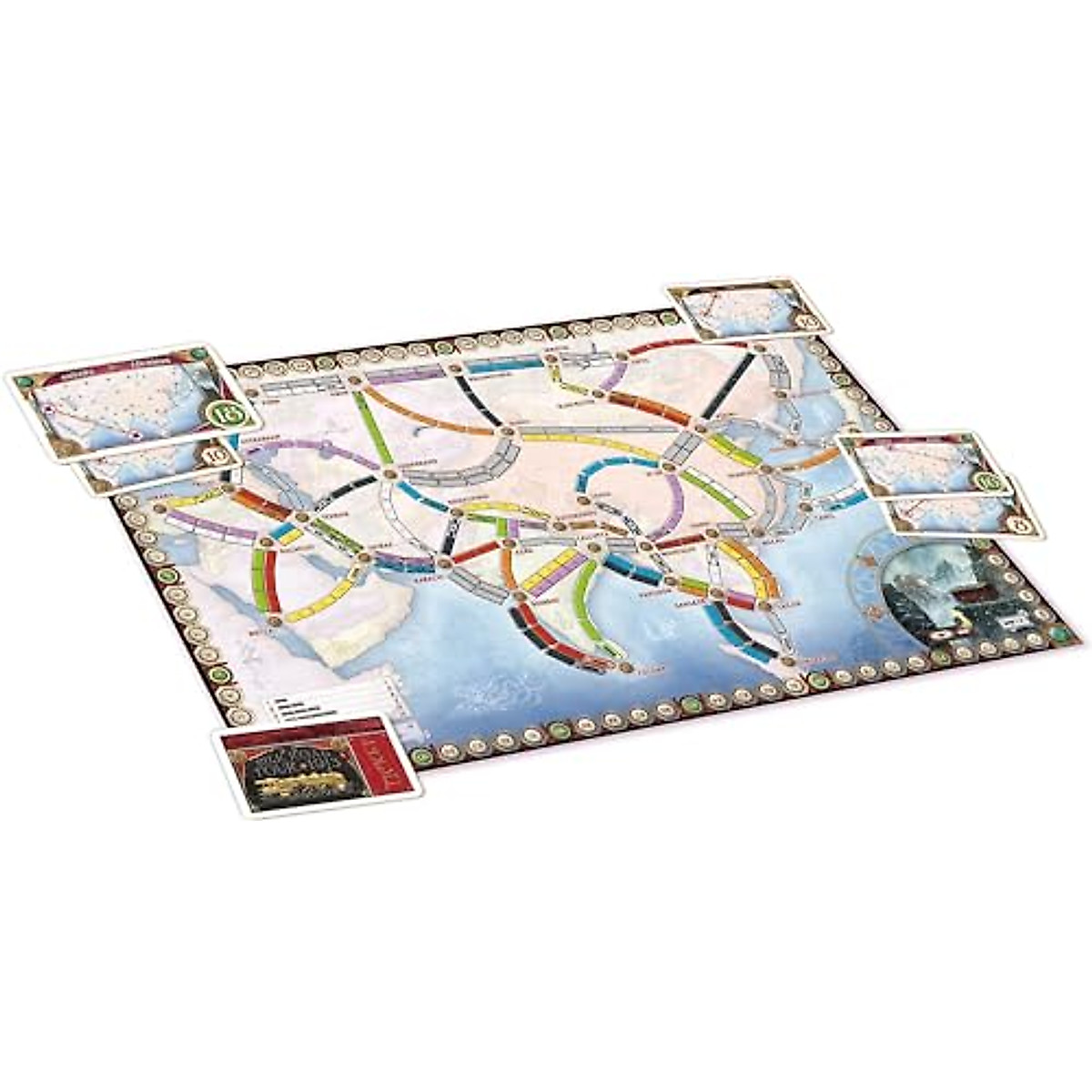 Ticket to Ride Asia Board Game EXPANSION - Expand Your Railway Adventures! Fun Family Game for Kids & Adults, Ages 8+, 2-6 Players, 30-60 Minute Playtime, Made by Days of Wonder