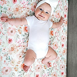 Crib Sheets for Girls – Luxuriously Soft Cotton Blend Crib Sheet for Girl Crib Sheet Mattress & Toddler Sheet by Max&So