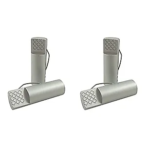 Bundle Taytools 468631 Pack of 4 Each 3/4 x 2-1/4 Inches Bench Dogs Hold Downs for Workbenches, Anodized Aluminum, Side Springs