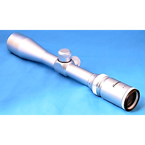 Hammers Silver Chrome Mil Dot 3-9x40 10/22 .22 Mag Hunting Plinking Rifle Scope with Weaver Rings