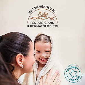 Aveeno Sensitive Skin Face & Body Gel Cream for Kids with Prebiotic Oat, Clinically Proven 24 Hour Hydration for Soft Skin, Quick Drying and Lightweight, Hypoallergenic, 8 oz