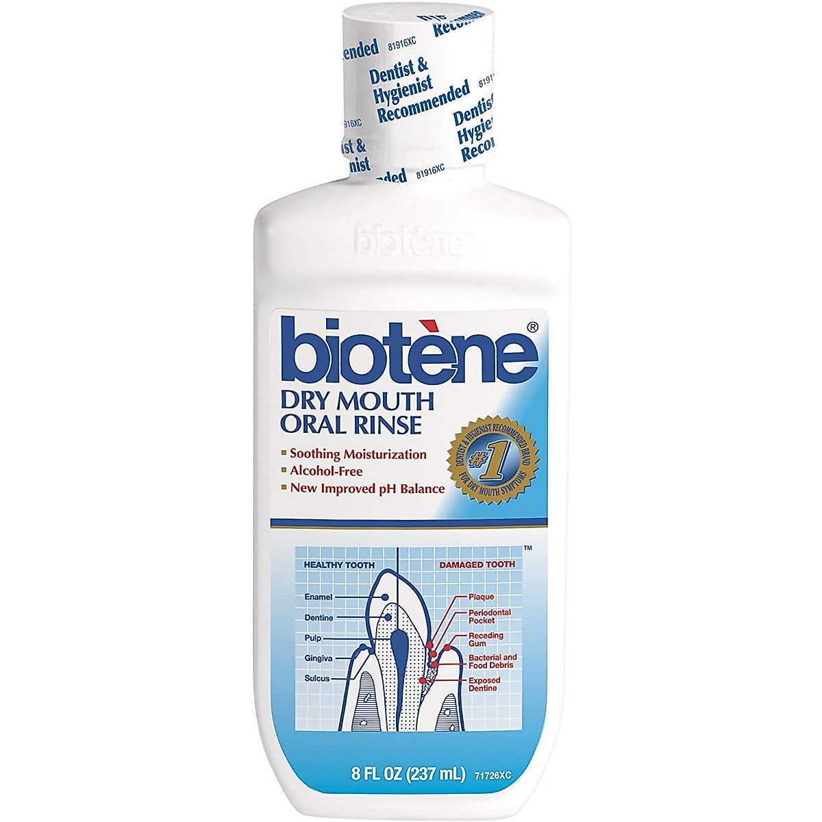 Biotene Dry Mouth Mouthwash, 16-Ounce (Pack of 6)