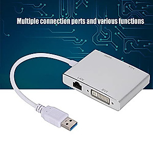 Converter Adapter USB 3.0 to VGA/HDMI/LAN/DVI for Computer Desktop