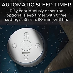Yogasleep Dohm Nova White Noise Sound Machine. Includes Night Light, Timer, 10 Fan Speeds for Louder Noise Blocking. Noise Canceling for Office Privacy & Concentration, Better Sleep for Baby & Adults.