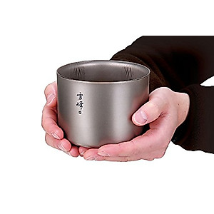 Snow Peak Seppou Stacking Mug H200 Titanium One Size