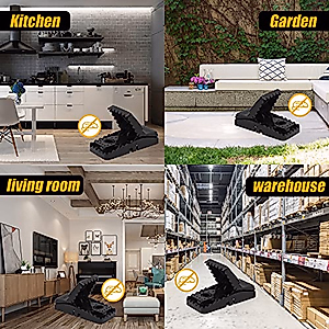 Mouse Traps Indoor, Mice Traps for House Indoor, Reusable Quick Effective Mouse Traps Indoor Small Mouse Traps Mice Snap Trap - 4 Packs,FONBAY