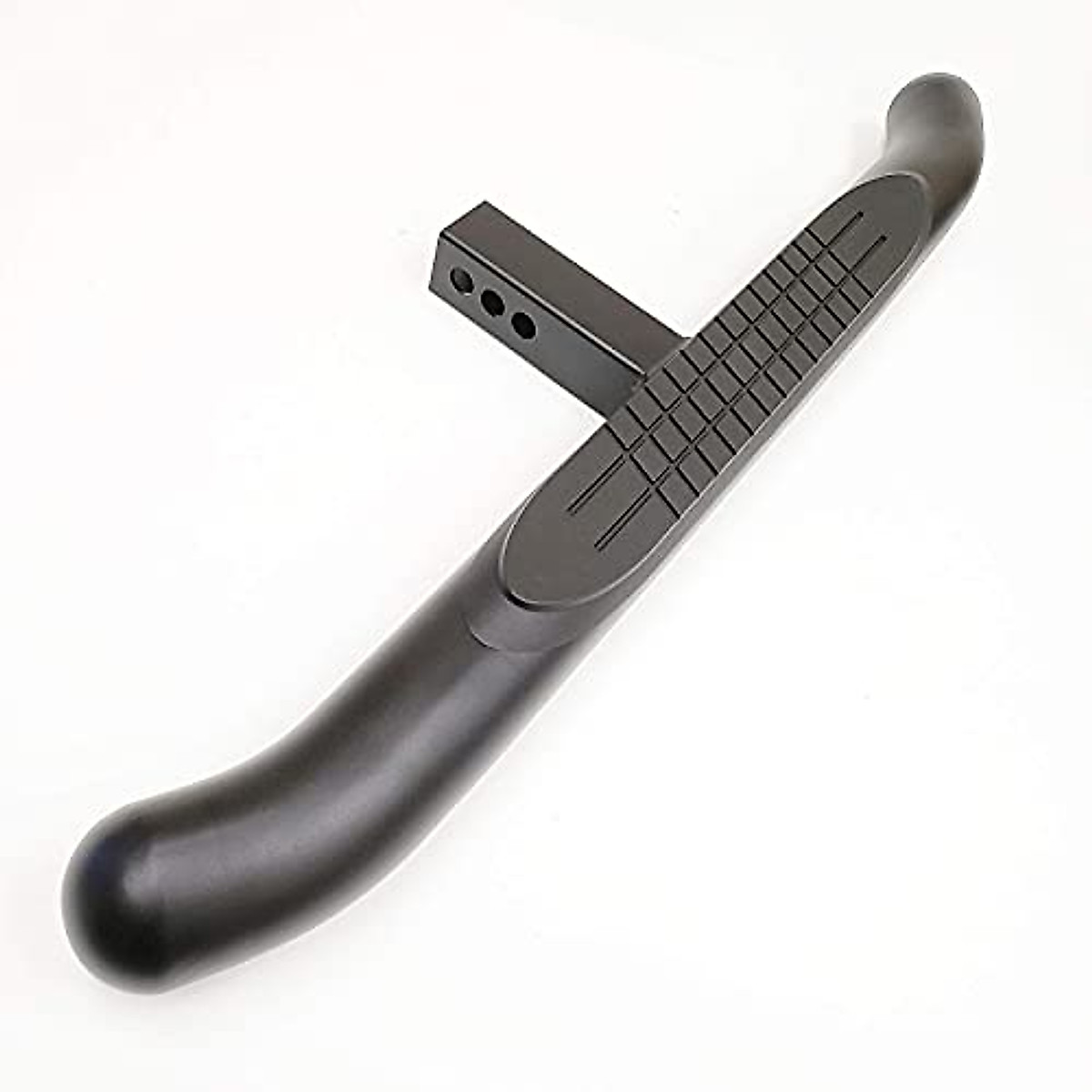 LEDIN 36" Lx3 Hx3 W Towing Hitch Step Bar 2" Receiver Black 3" Round Curved Universal Truck Trailer Rear Bumper Guard