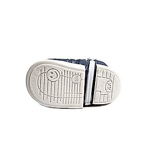 Happy Baby Zippy Shoes, Infant/Toddler, Boys Girls, First Walking Shoes, Unique Zipper Design (Age 6-12 Months (4.8 inches, US Size 4), Sneakers Blue)