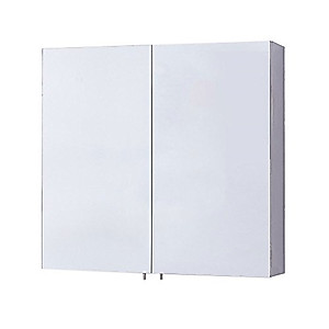 Bellaterra Home Bellaterra Double Door Mirrored Medicine Cabinet, 22 23-Inch