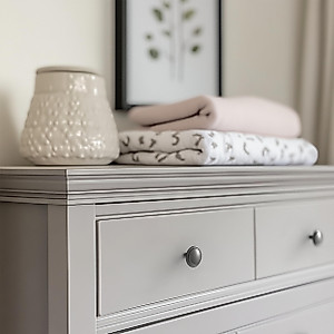 HESTIA HARDWARE 10 Pack | Pewter Vintage Knobs | 1-1/4 Inch Antique Silver Kitchen Cabinet Knobs | Drawer Pulls and Knobs, Dresser Knobs, and Closet Knobs | Knobs for Cabinets and Drawers (Z6.10.B)