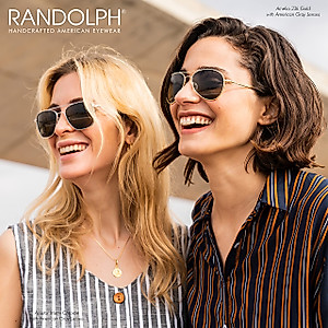 Randolph USA | Amelia Aviator Authentic Sunglasses for Women Non-Polarized 100% UV