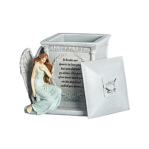 Roman - Giftware Collection, 8.27" H God Called You Home Memorial Keepsake Box, Resin and Stone, Durable, Long Lasting, Highly Detailed