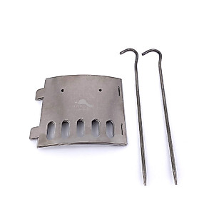 TOAKS TiStand Titanium Alcohol Stove Dual Stand & Windscreen