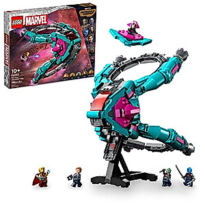LEGO Marvel The New Guardians’ Ship 76255, Spaceship Building Toy with 5 Minifigures, Collectible Model from Guardians of The Galaxy 3, Displayable Super Hero Gift Idea for Kids and Teens Ages 10+
