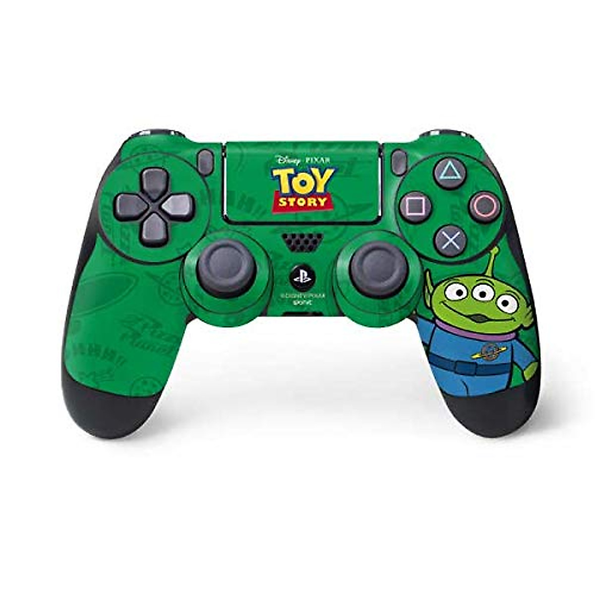 Skinit Decal Gaming Skin Compatible with PS4 Controller - Officially Licensed Disney Toy Story Alien Design