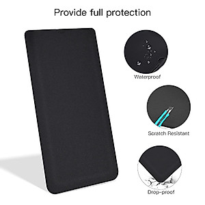Magic Keyboard PU Leather Sleeve Case for 2024 2023 2021 Apple Magic Keyboard M4 M3 M1 chip A2449 A2450 / Magic Keyboard 2 MLA22LL/A A1644,Apple iMac 24 inch 2024 2023 Keyboard Bag Accessories-Black