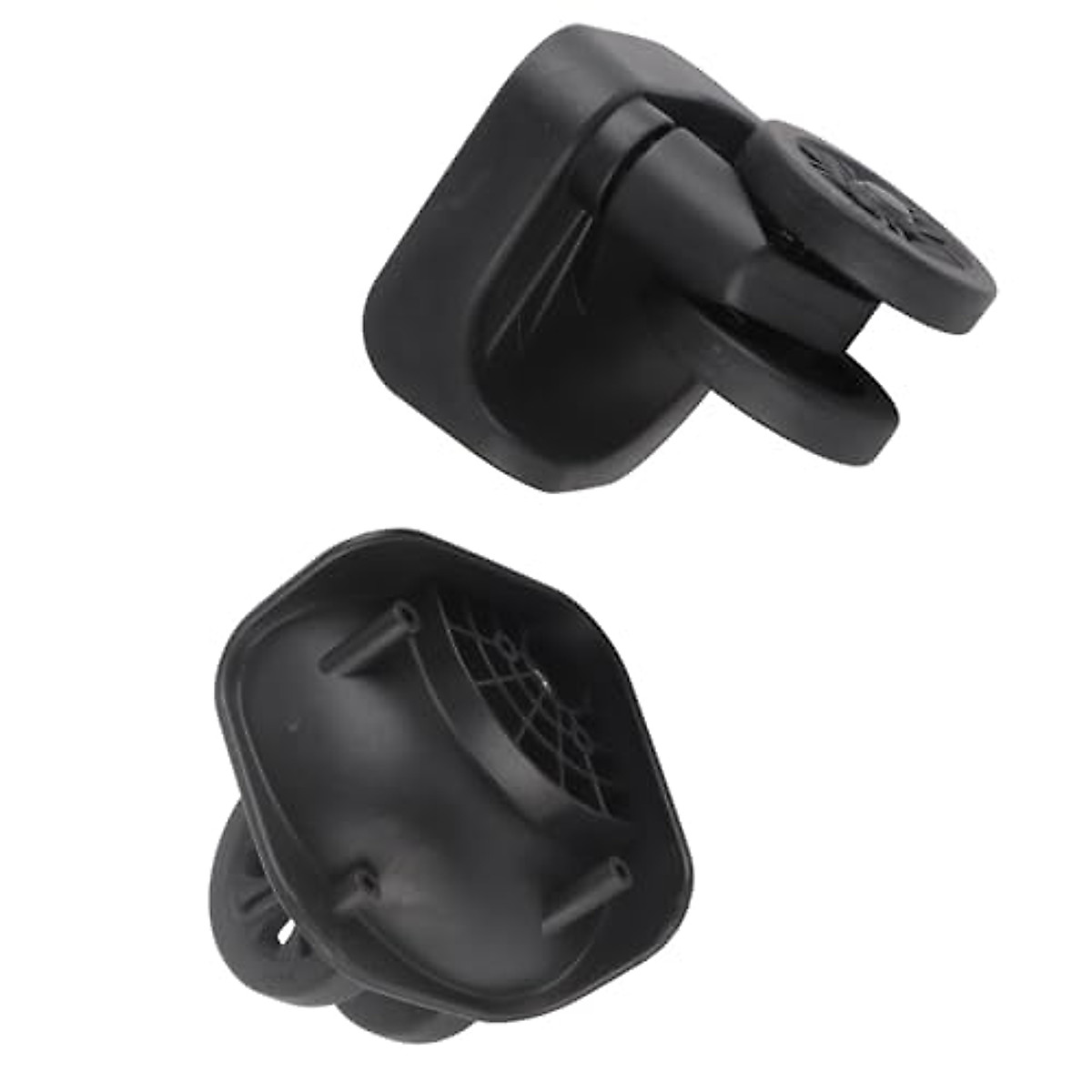 Suitcase Wheel, 1 Pair Luggage Replacement Wheel Luggage Suitcase Caster Swivel Universal Wheel Nylon for Repair Replacement Black