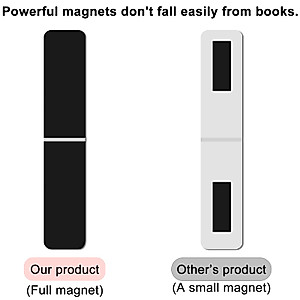 15 Pieces Bookmarks, Magnetic Bookmarks for Women, Page Markers for Students Teachers Reading (Floral Style)