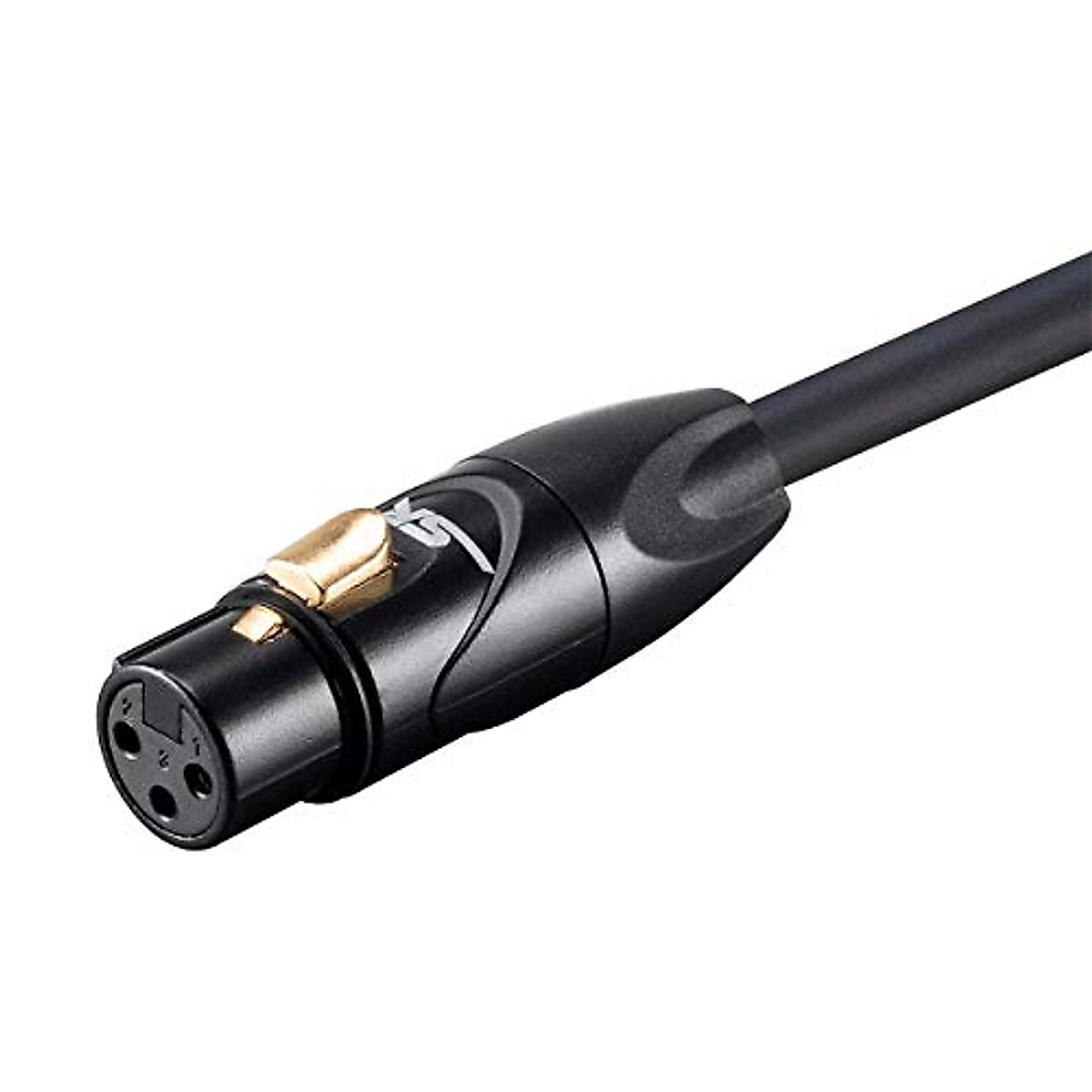 Monoprice XLR Male to XLR Female Cable [Microphone & Interconnect] - 100 Feet | Gold Plated, 16AWG - Stage Right Series
