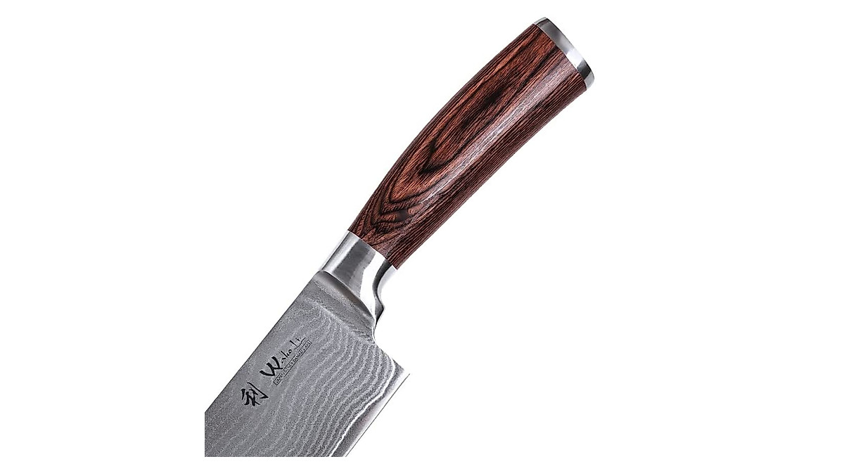 Wakoli Edib Damascus Knife - 6.8" Professional Kitchen Tool