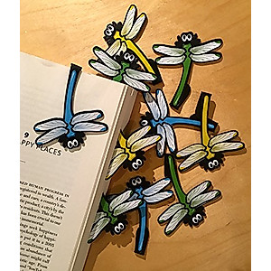 Dragonfly Bulk Bookmarks (Set of 10) Bulk Bookmarks for Kids Girls Boys Teens. Perfect for Gifts, Student Incentives, Birthday Party Favors, Reading Incentives, Awards and Promotions!