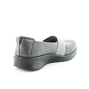 BZees Womens Gracie Slip On Granite Grey 9 M