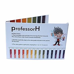 Litmus pH Test Strips | (pH 1-14), Universal Indicator, 2 Packs of 100 Strips. Test and Track Your Water, Diet, Saliva, Pool, Aquarium, Urine, and Soil.