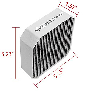 Freairpilot Freairpilot 2PCS Air Filter Replacement for Molekule Air Purifiers,Pre-Filter Replacement with Activated Carbon.