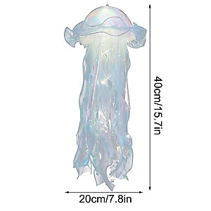 Bzdzmqm Hanging Jellyfish Lights for Bedroom, Jellyfish Lights, New Year&#039;s Eve Gadgets, Jellyfish Lantern Lamp Decoration New Year&#039;s Eve Gadgets, Decorations, Room Decor, Desk Gadgets