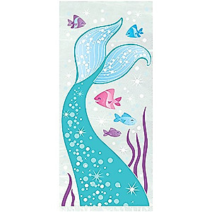Unique Mermaid Party Cellophane Bags, 11" x 5" 20 Pcs, Clear