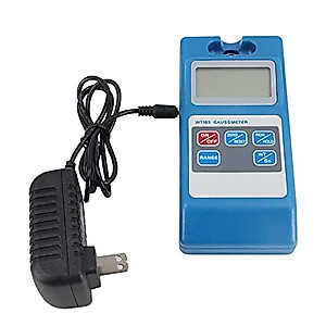 GLTL Gaussmeter Tesla Meter Surface Magnetic Field Tester with N/S Function + Metal Probe