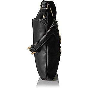 Tommy Hilfiger Women's Jaden Crossbody Bag, Black Polyvinyl Chloride