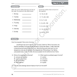 Evan-Moor Daily Fundamentals, Grade 4