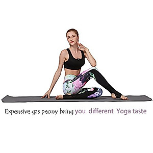 tom+alice Stretch Printed Yoga Pants for Women Girl Solid Color High Waisted Athletic Outdoor Golf Leggings