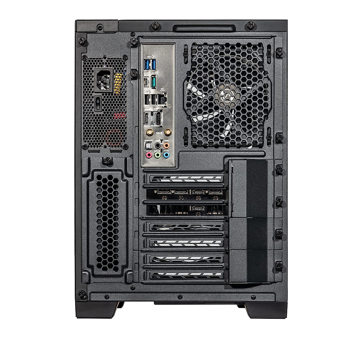 Velztorm Galax CTO SFF Gaming Desktop PC Liquid-Cooled (AMD Ryzen 7-5800X 8-Core, GeForce RTX 3060 12GB, 32GB DDR4, 512GB PCIe SSD + 2TB HDD (3.5), WiFi-N, RGB Fans, 750W PSU, Win 10 Home)