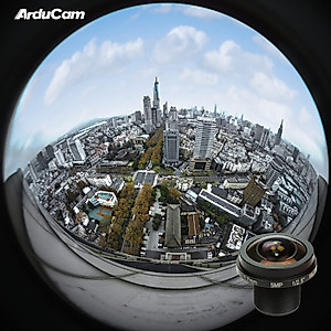 Arducam M12 Lens Set, Arducam Lens for USB Camera(1/2.7” 1/2.8″ 1/2.9″), Telephoto, Macro, Wide Angle, Fisheye Lens Kit (20°- 180°) with M12 Lens Holder and Cleaning Cloth, Optical All-in-One