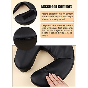 EBANKU Massage Face Cradle Massage Table Headrest Pillow, Standard Universal Adjustable Headrest Cradle with Pillow for Massage Tables