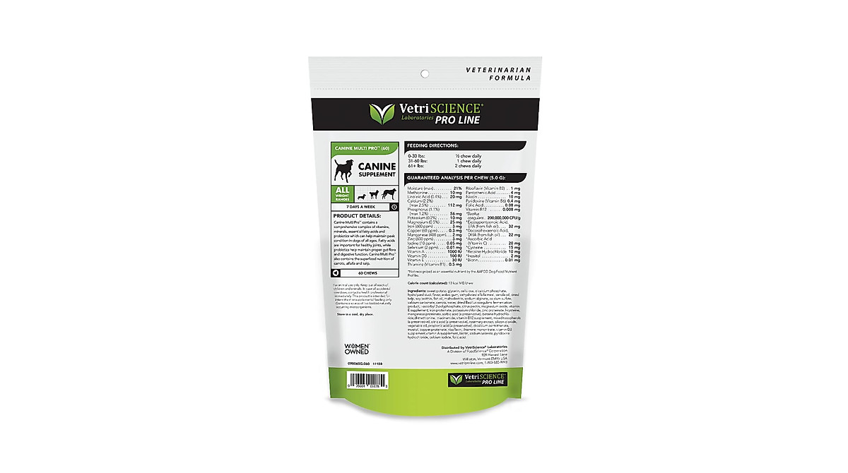 VetriScience Canine Multi Pro - Ultimate Dog Multivitamin