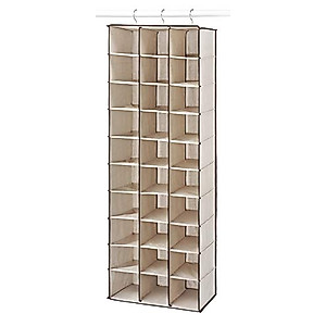Whitmor Hanging Shoe Shelves 30 Section