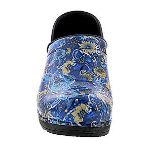 BJORK Swedish Comfort Women's Professional Printed Leather Clogs - Hydra (EU-38/7-7.5 US)