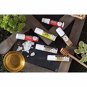 Dionis - Goat Milk Skincare Sweet Berry Scented Lip Balm 3 Piece Set (0.28 oz) - Made in the USA - Cruelty-free and Paraben-free