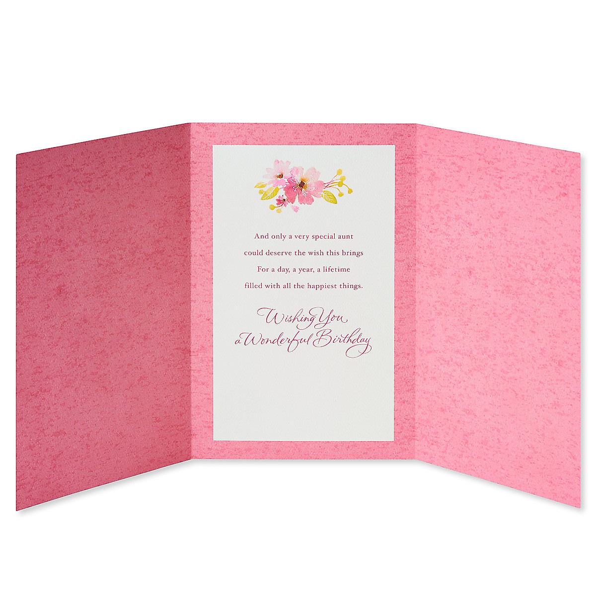 American Greetings Birthday Card for Aunt (Floral)