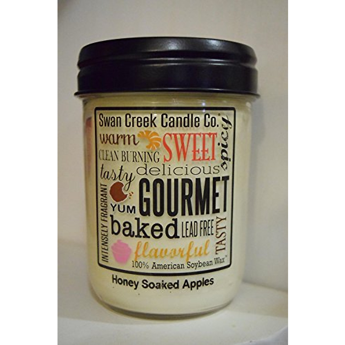Swan Creek Candle Co. 12 ounce Kitchen Pantry Jar (Honey Soaked Apples)