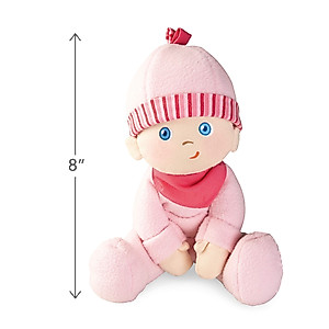 HABA Doll Snug Up Luisa 8" My First Baby Doll, Machine Washable & Safe for Birth & Up, Newborn Toys