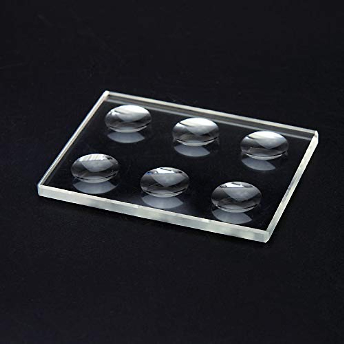 Handheld Digital Microscope Accessories Microscope Glass Slides 5mm Thickness Circular Concave Cavity Biological Microscope Slide Optical Glass, Multiple Wells Optional Microscope Accessories (Size :