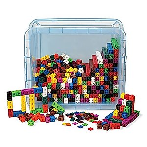hand2mind Snap Cubes, Math Linking Cubes, Plastic Cubes, Snap Blocks, Color Sorting, Connecting Cubes, Math Manipulatives, Counting Cubes for Kids Math, Math Cubes, Math Counters (Set of 2000)